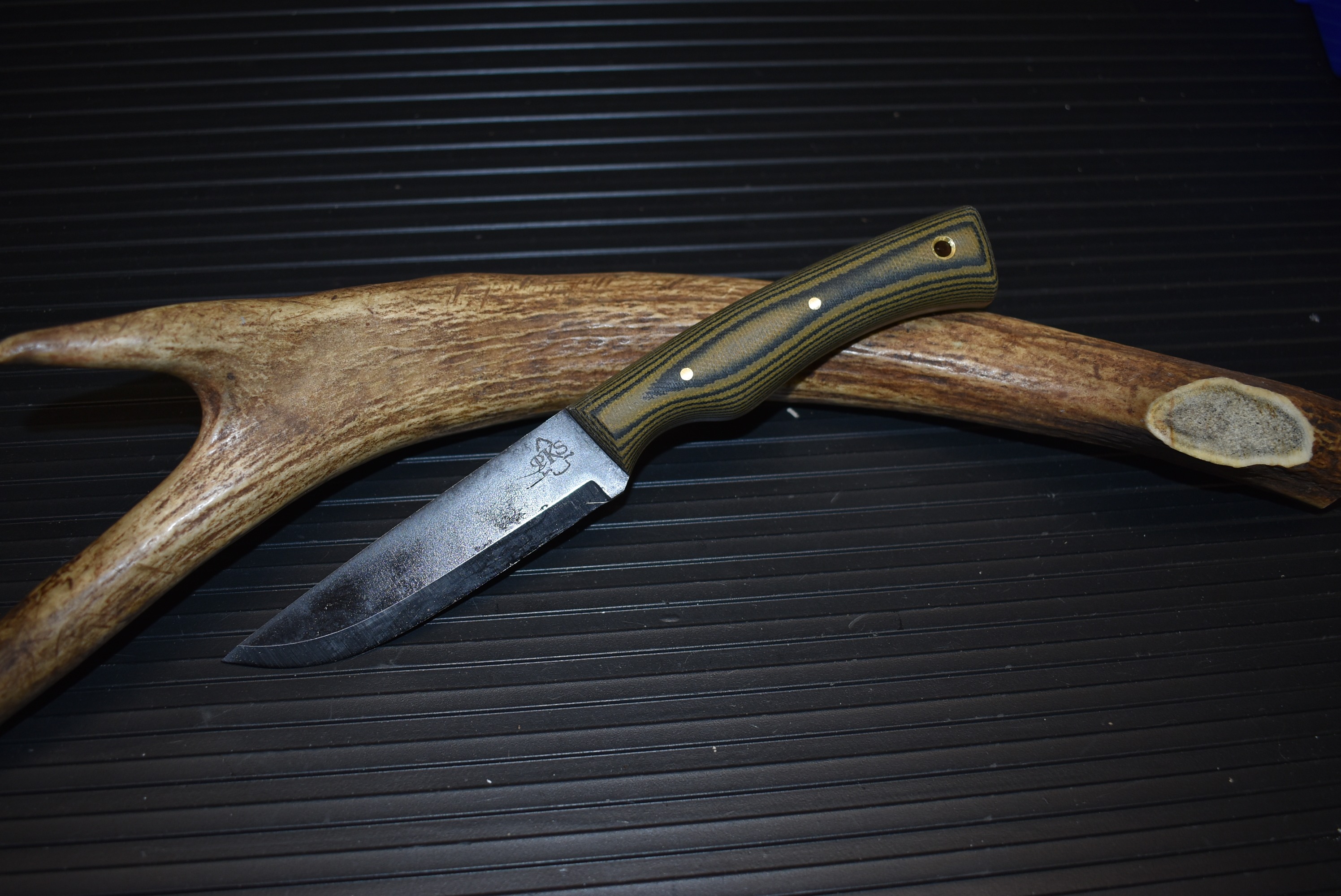 PKS Scorpion Camo Micarta - LANTAC Knives