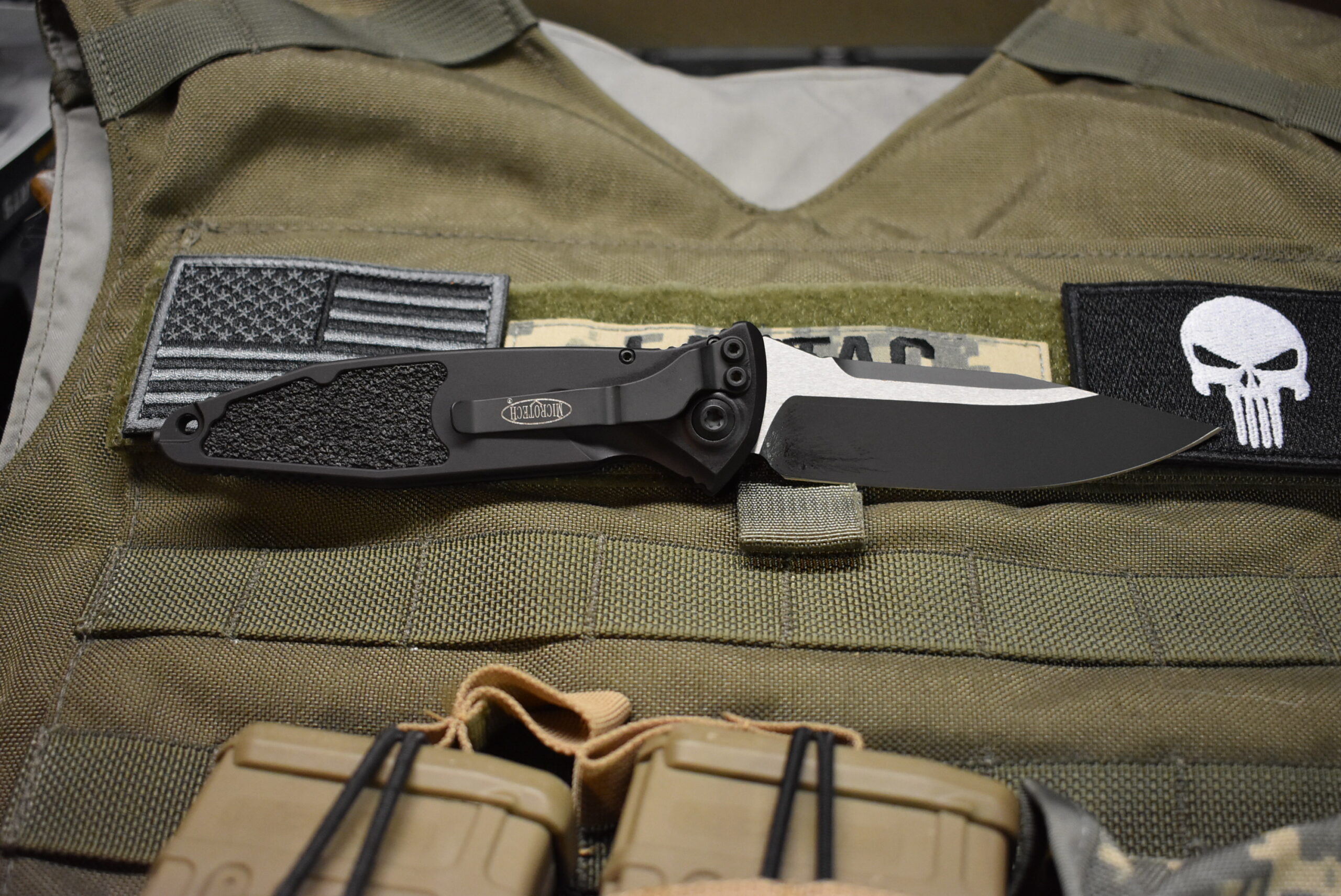 Microtech Socom Elite SE Black Tactical 160A-1T - LANTAC Knives
