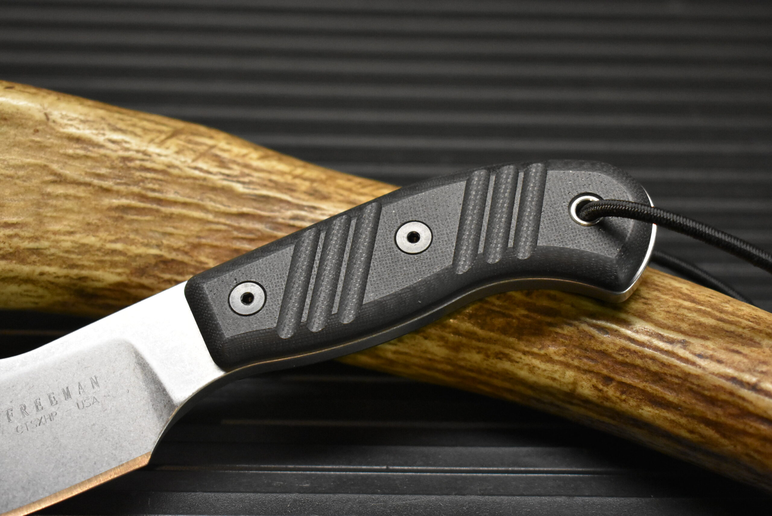 Freeman 3.5" Backcountry Pocket Hunter Blk - LANTAC Knives