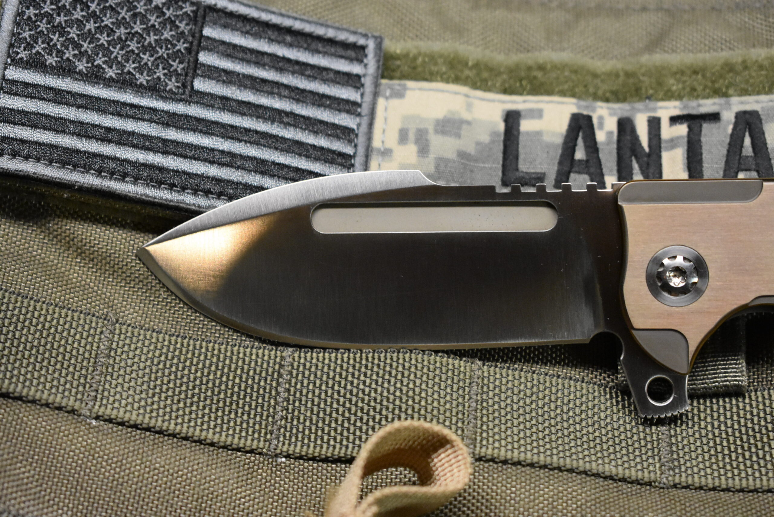 ADV Tactical Harpoon F17 Partial Fragged Bronze - LANTAC Knives