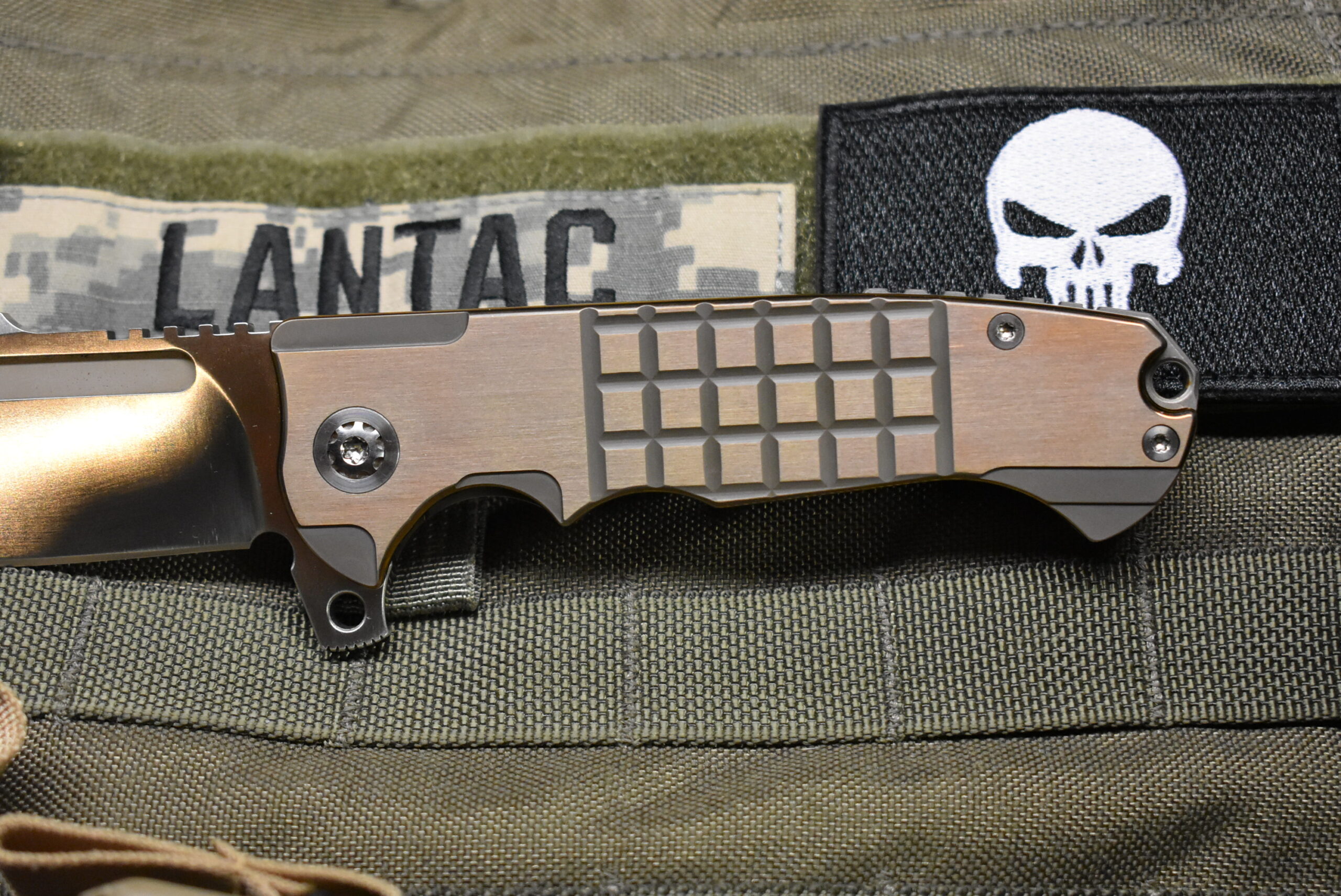 ADV Tactical Harpoon F17 Partial Fragged Bronze - LANTAC Knives