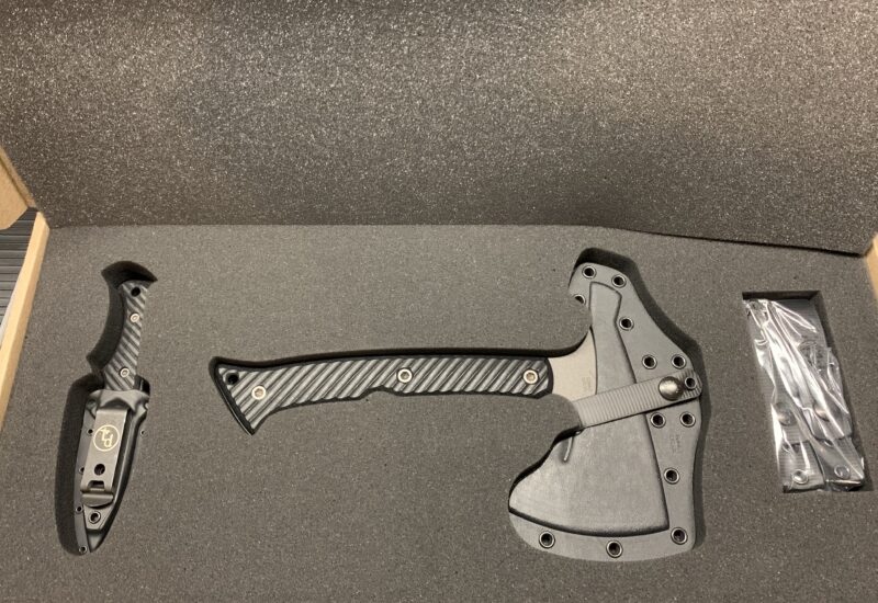 RMJ Tactical Tracker Dan Graymatter and Bloodshark set - LANTAC Knives