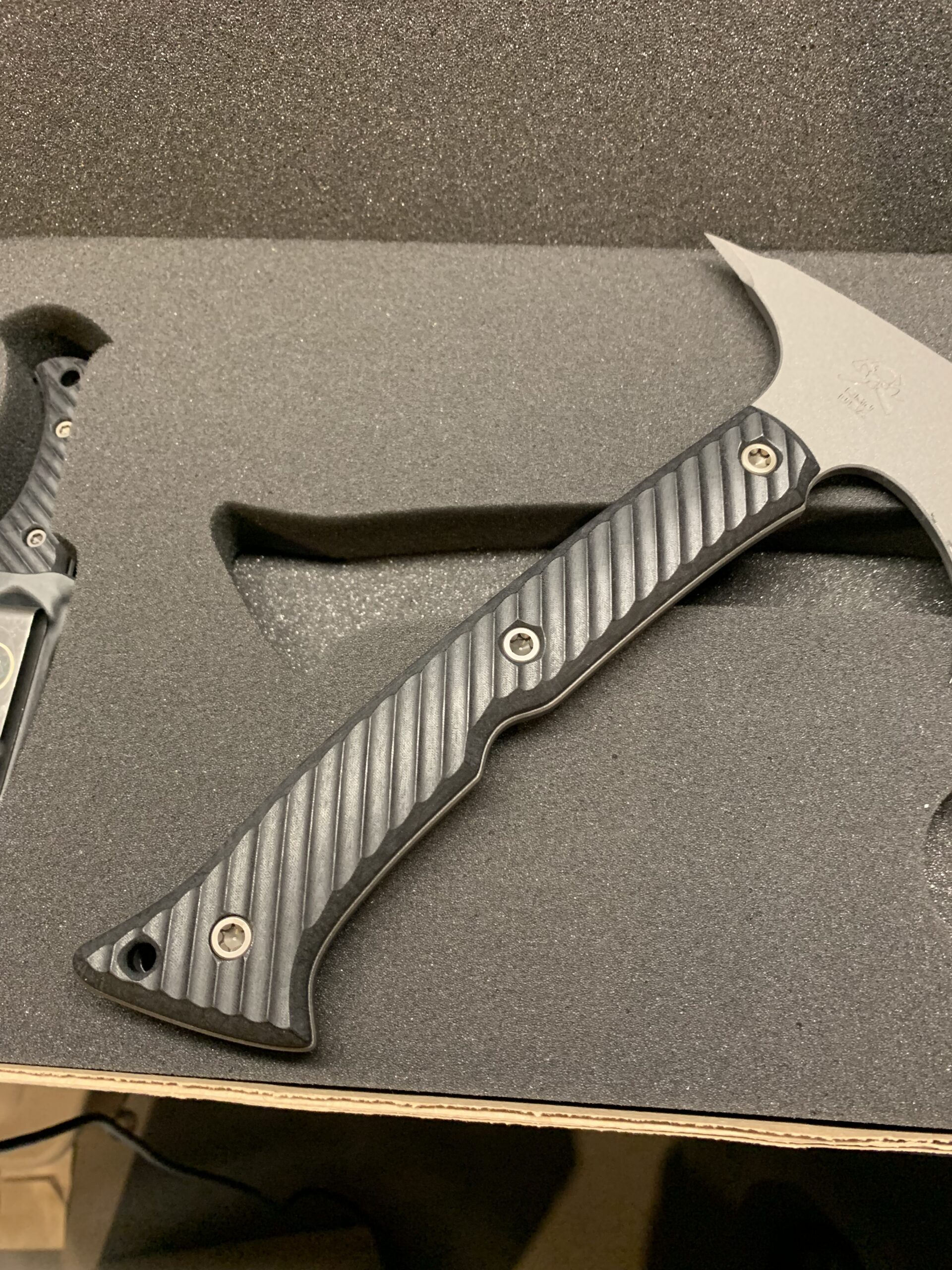 RMJ Tactical Tracker Dan Graymatter and Bloodshark set - LANTAC Knives