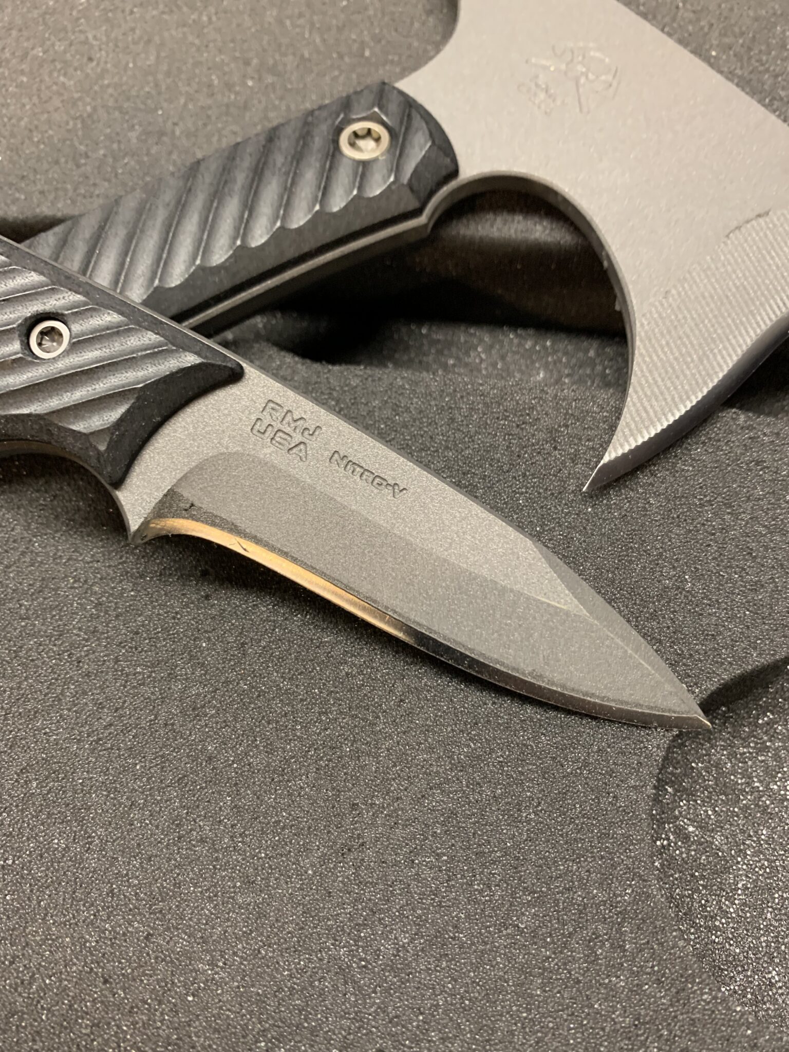 RMJ Tactical Tracker Dan Graymatter and Bloodshark set - LANTAC Knives