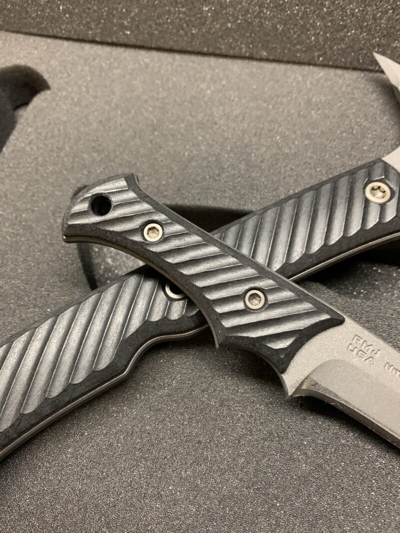 RMJ Tactical Tracker Dan Graymatter and Bloodshark set - LANTAC Knives