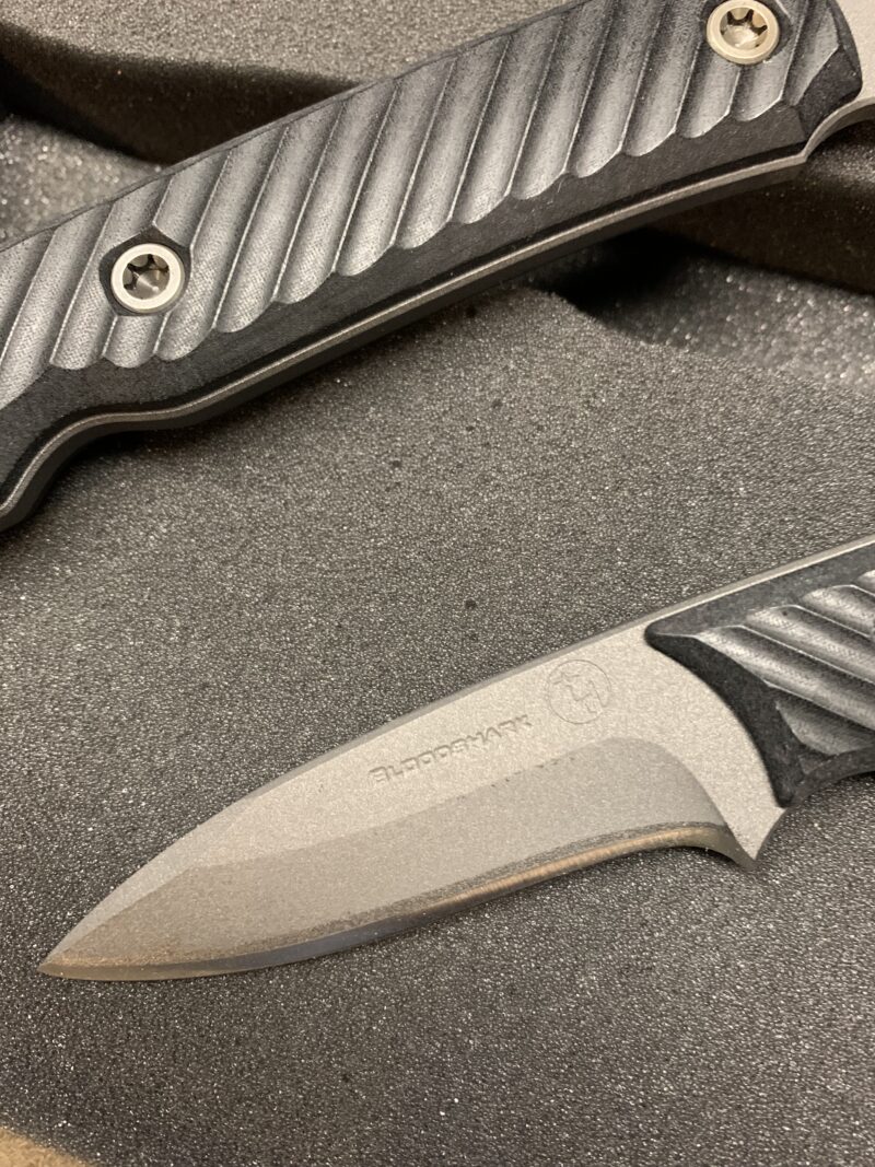 RMJ Tactical Tracker Dan Graymatter and Bloodshark set - LANTAC Knives