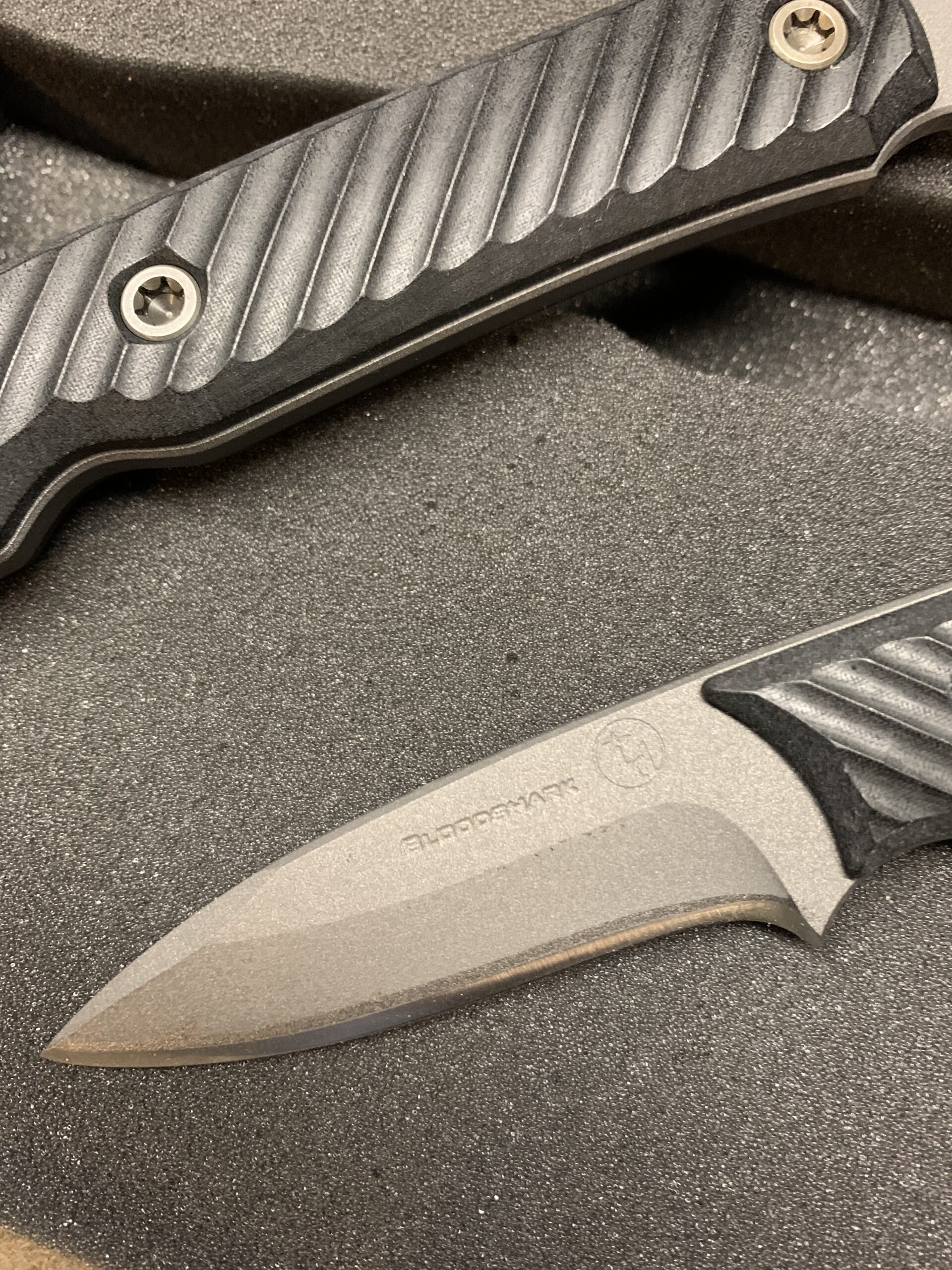 RMJ Tactical Tracker Dan Graymatter and Bloodshark set - LANTAC Knives
