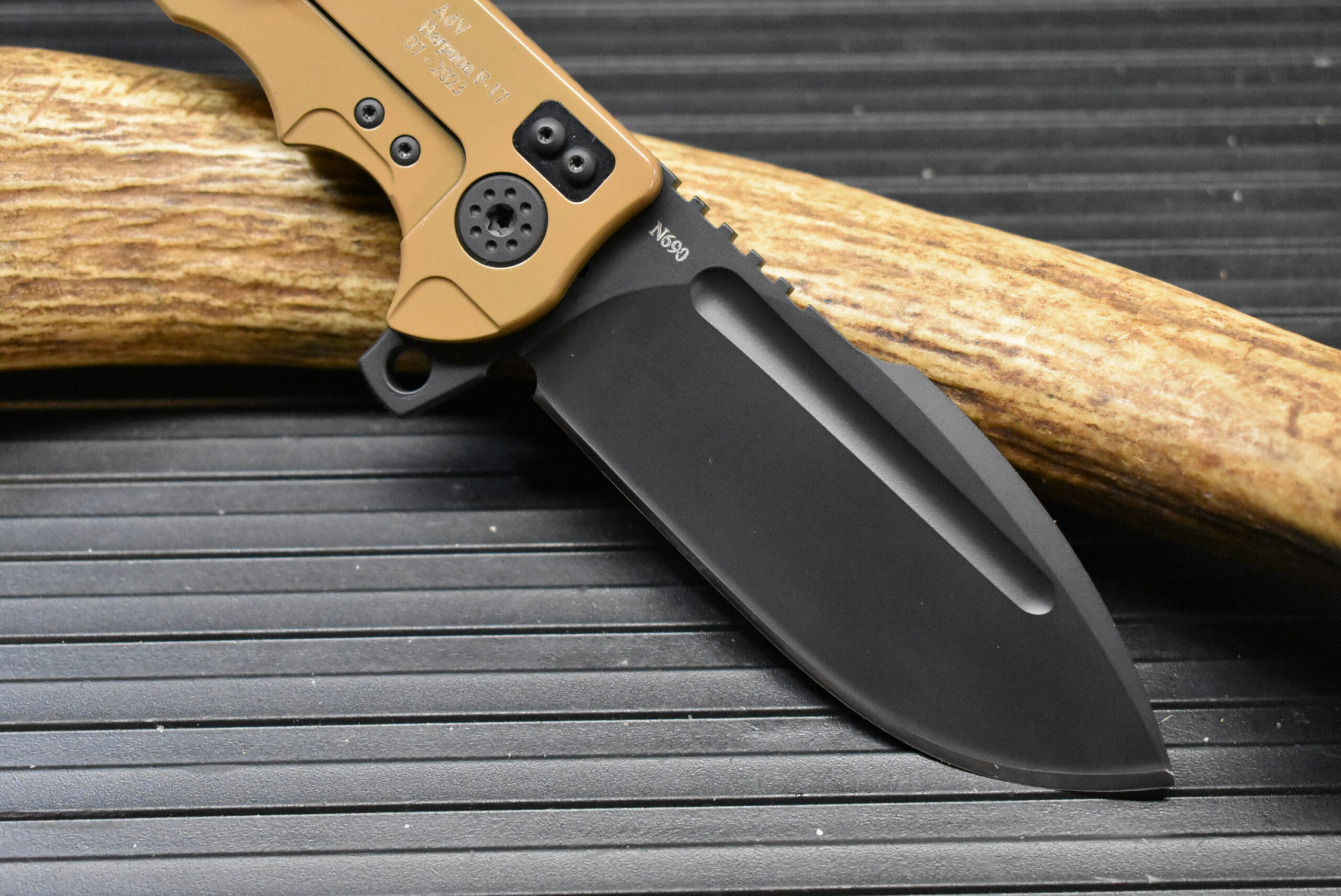 ADV Tactical Harpoon F17 Smooth FDE - LANTAC Knives
