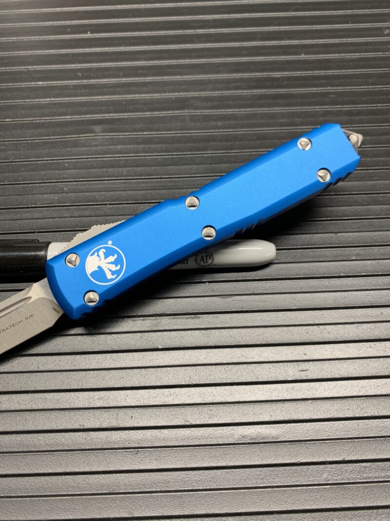 Microtech Ultratech SE 121-10APBL Blue Handle - LANTAC Knives
